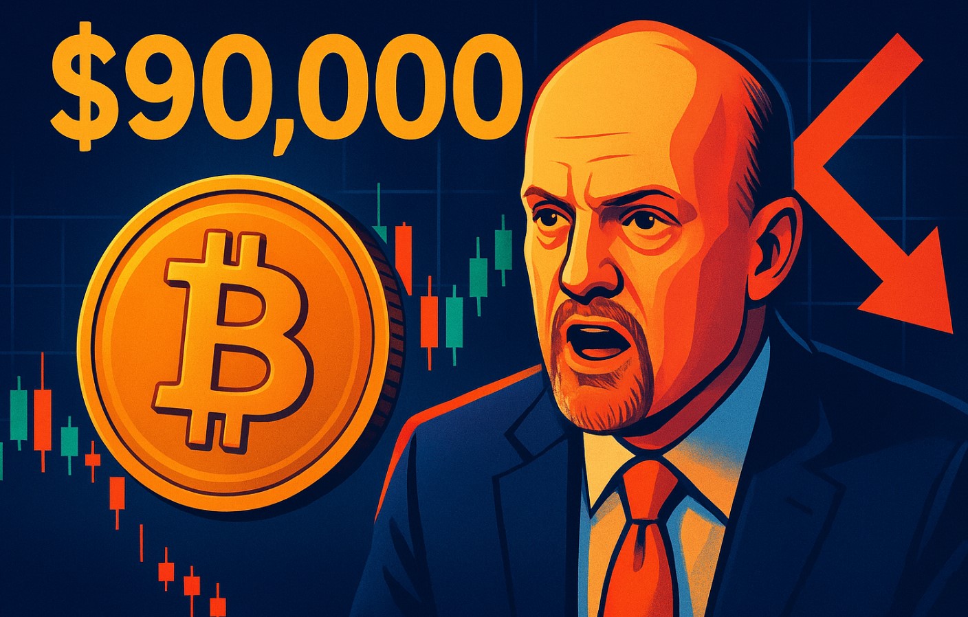 Jim Cramer warnt: Wird Bitcoin künstlich über 90.000 Dollar stabilisiert?
