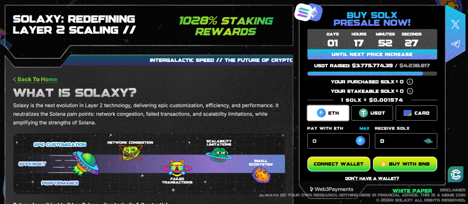 Previsioni Solaxy -Dove può arrivare il token entro il 2026