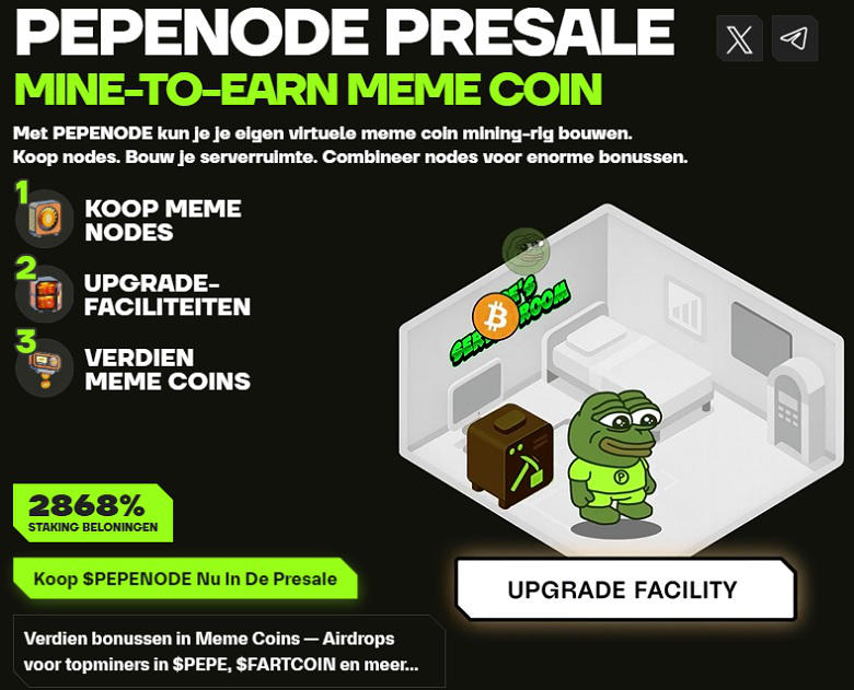 PepeNode haalt $2,3 miljoen op terwijl de ICO de laatste 30 dagen ...