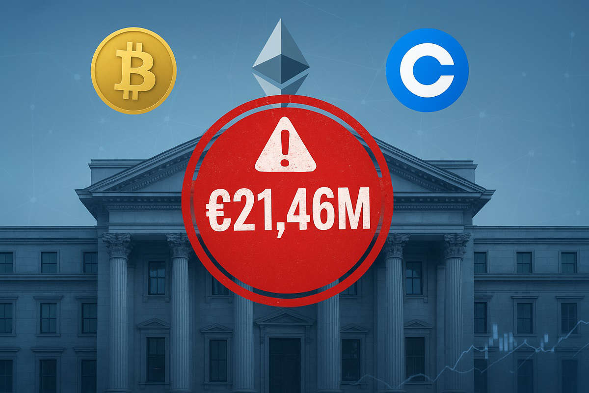Coinbase schikt voor €21,46 miljoen boete met Ierland wegens falende ...