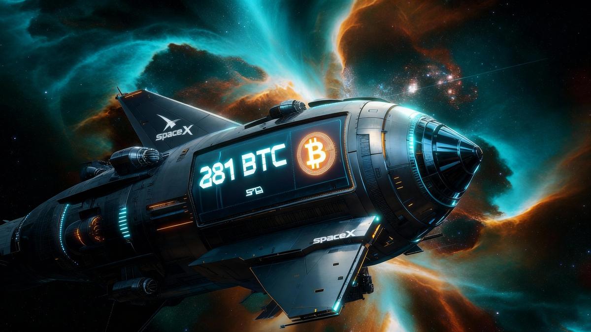 สะเทือนวงการ! SpaceX โยก Bitcoin 281 BTC ครั้งที่ 3 ใน 10 วัน