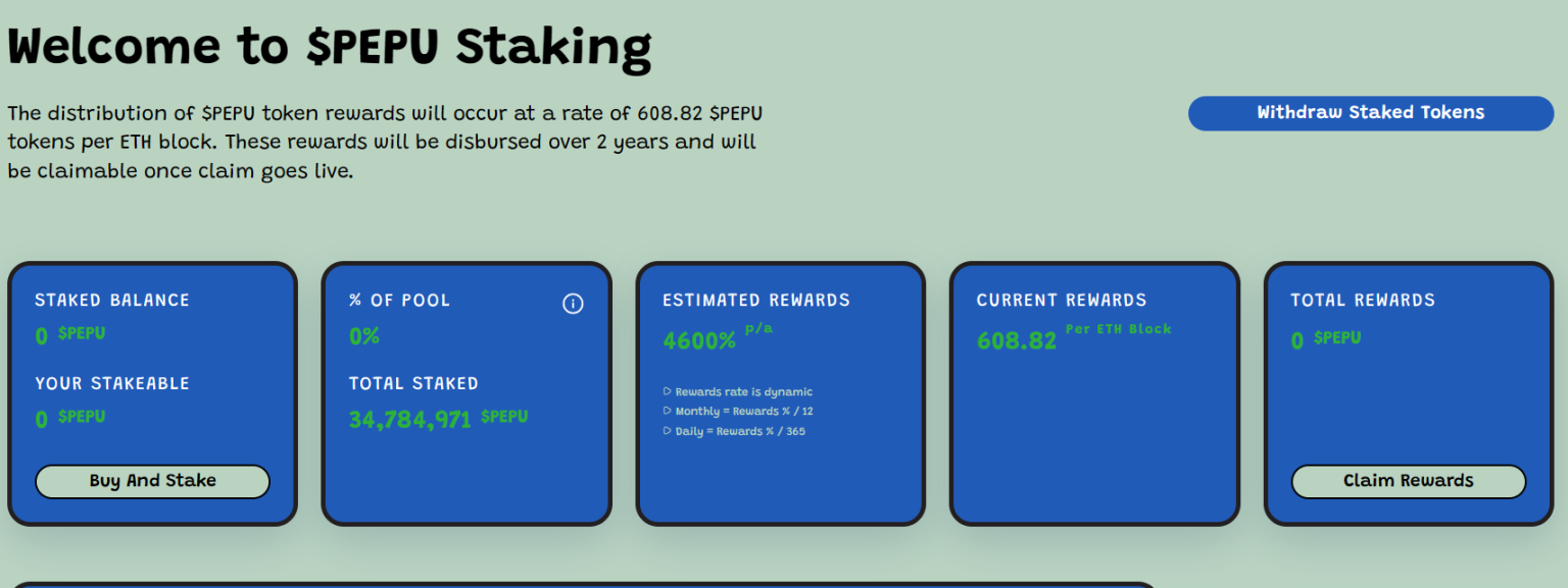 Pepe Unchained ($PEPU) Price Prediction 2025 - 2030