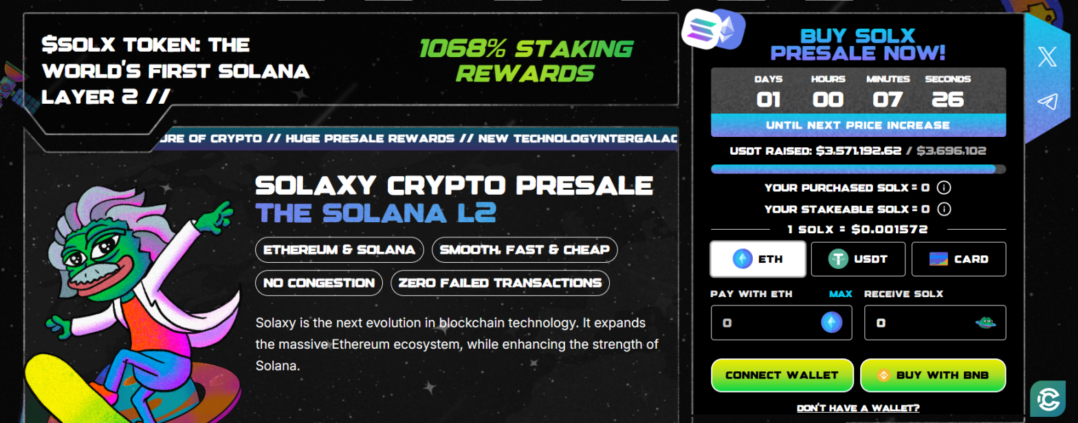 How to Buy Solaxy in 2025 | $SOLX Token