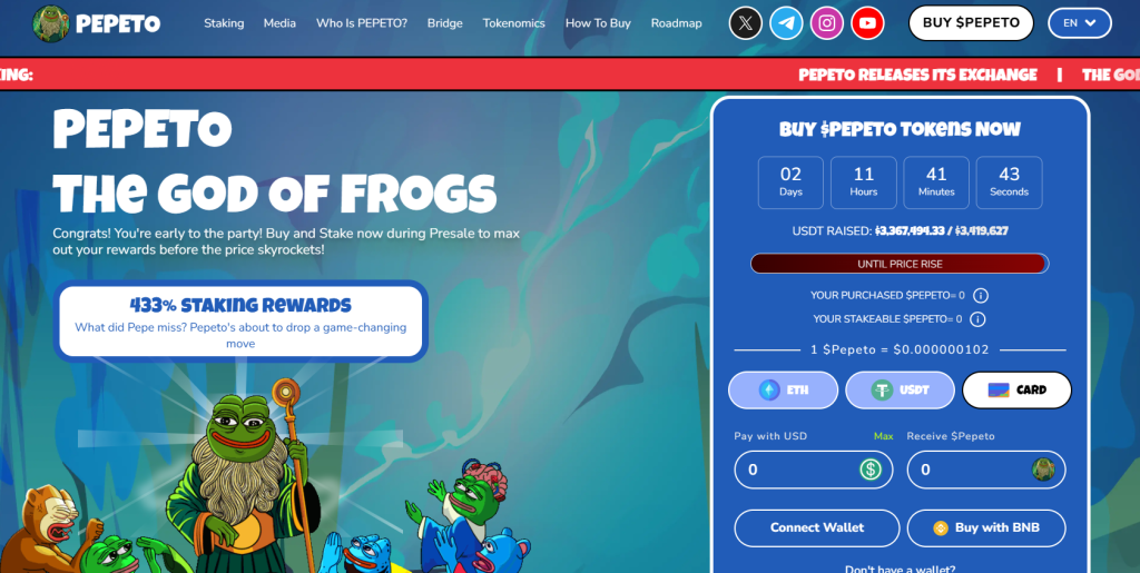 How to Buy Pepeto in 2025 | $PEPETO Token