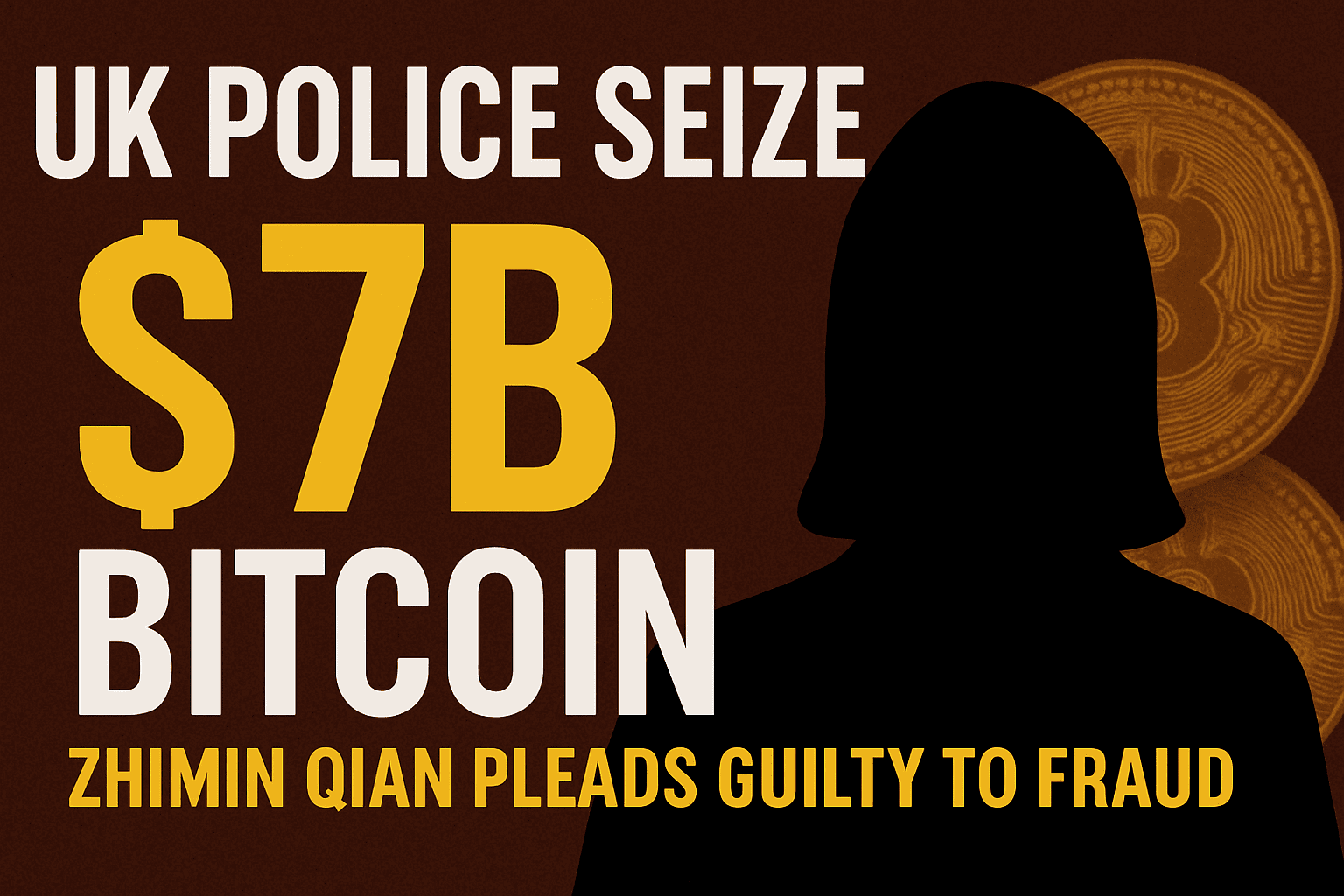 UK Police Seize $7B in Bitcoin from Chinese Fraudster Zhimin Qian