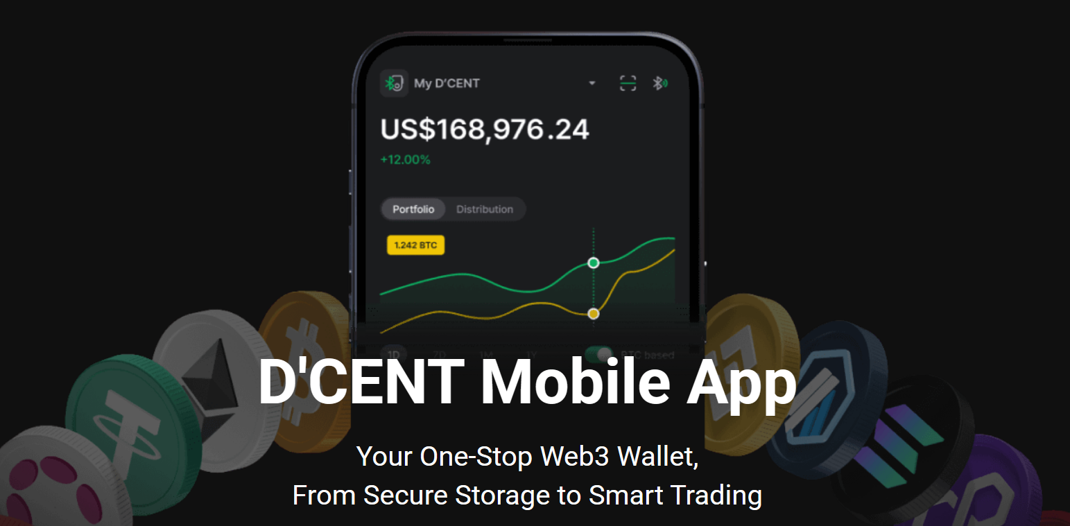 D’CENT Expands its App Wallet to Support Multiple Hot Wallets